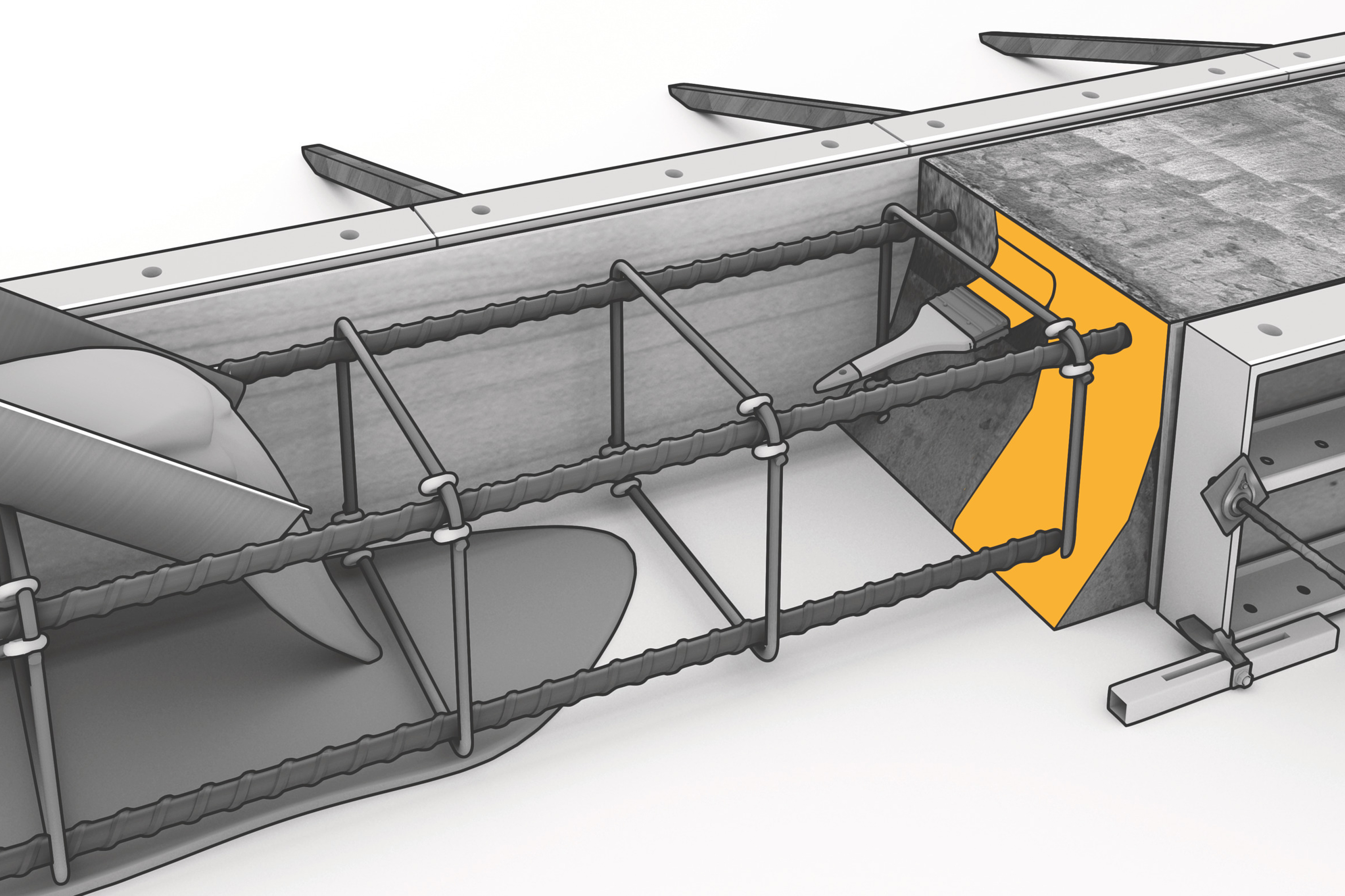 Collage de Béton Frais sur Béton Durci